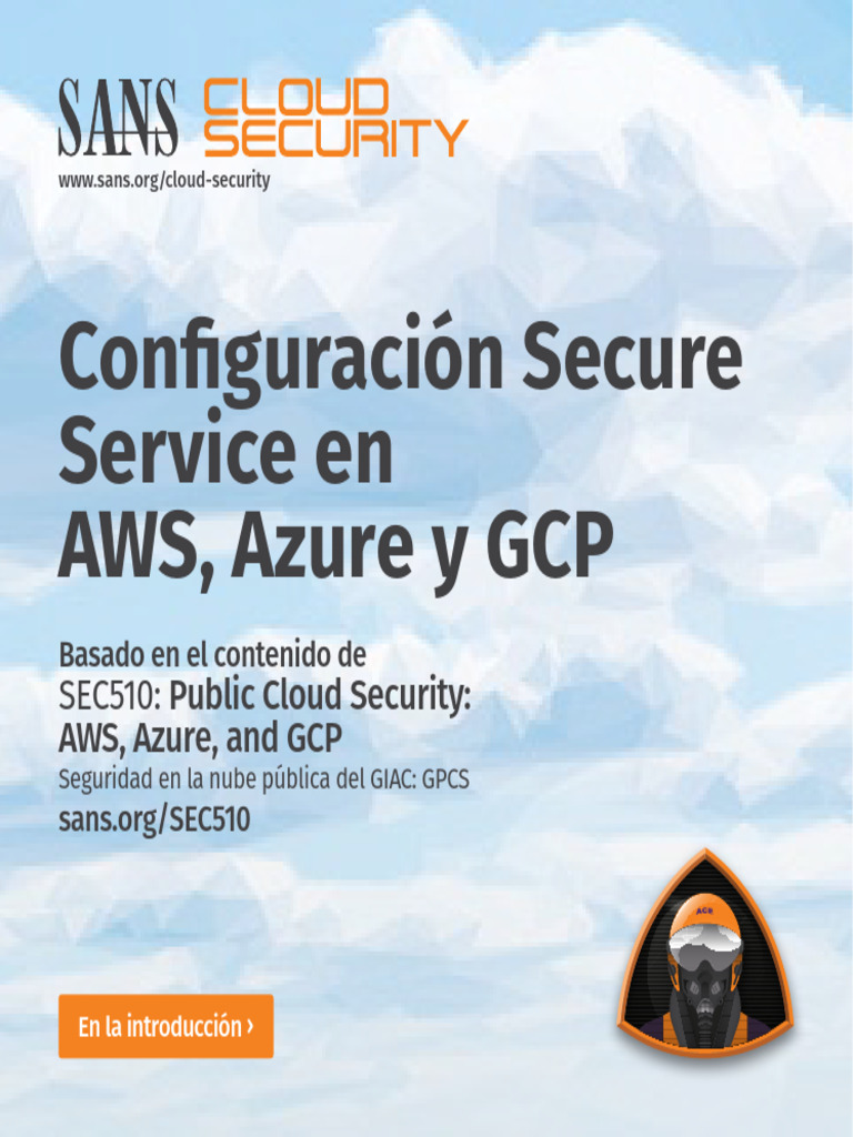 SANS Es Secure Service Configuration Aws Azure GCP | PDF | Computación ...