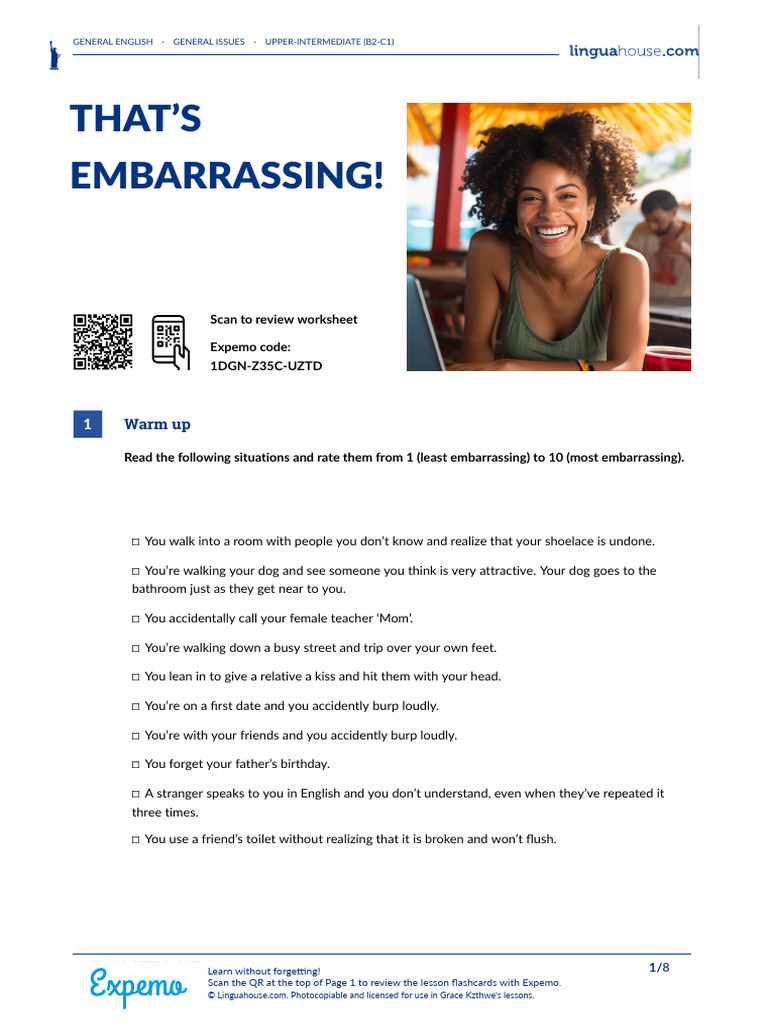 Thats Embarrassing American English Student | PDF