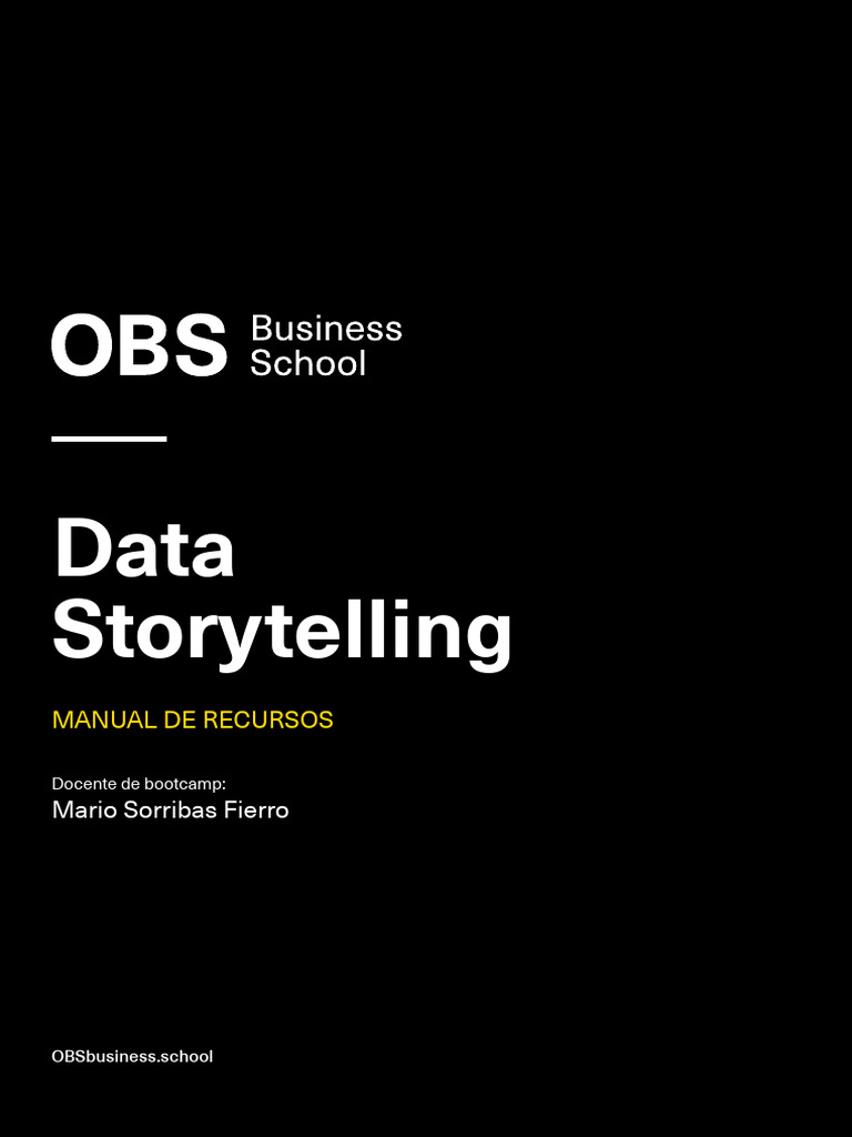 02. Manual de Recursos_Data Storytelling | PDF | Cuentacuentos | Narración