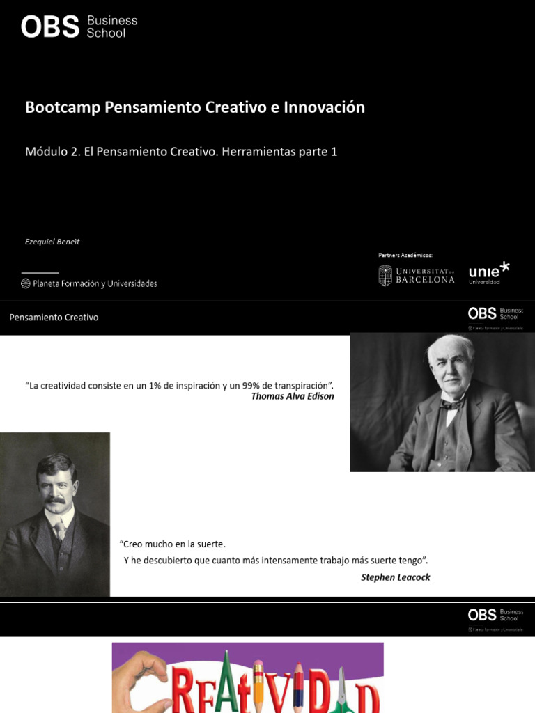 Herramientas para el Pensamiento Creativo | PDF | Creatividad | Moda