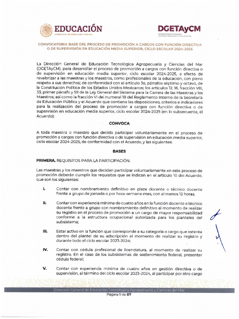 Promoción Vertical - DGETAYCM | PDF