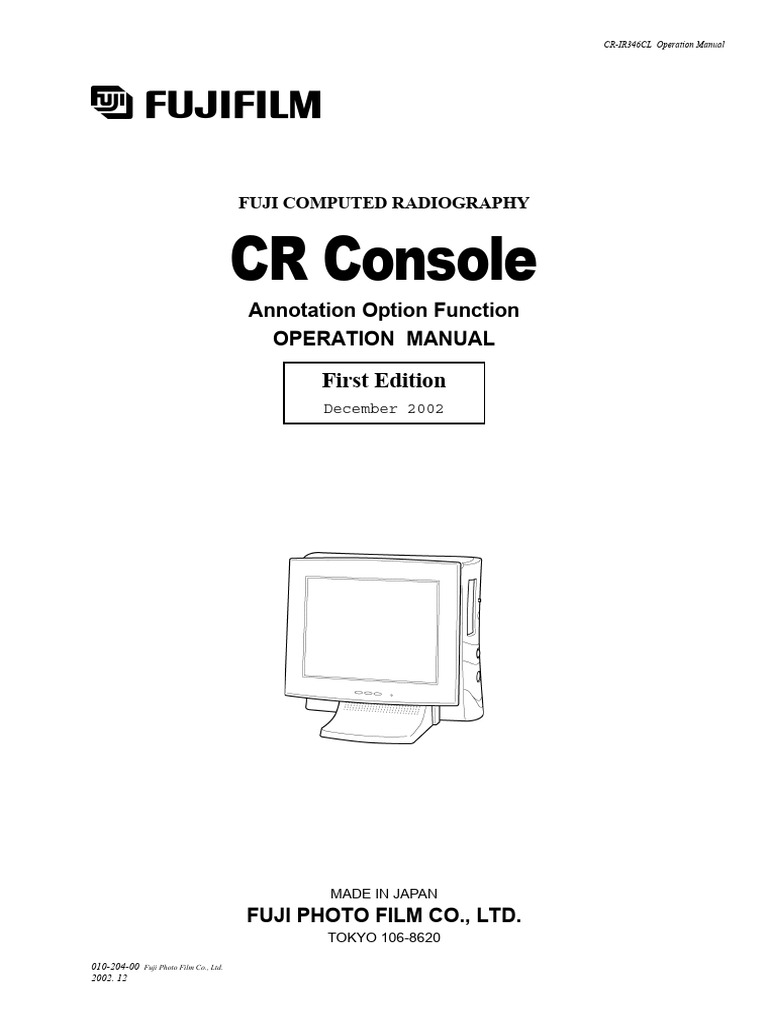 010-204-00 - CR Console Annotation | PDF | Command Line Interface ...
