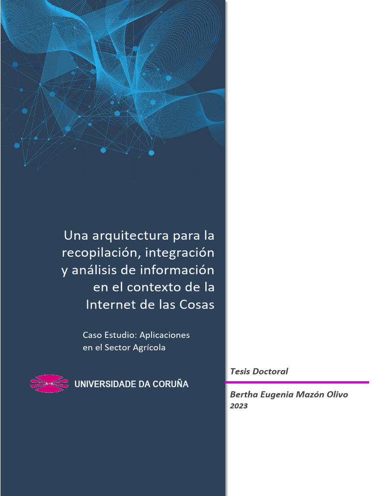 Internet Sector Agricola | PDF | Internet de las Cosas | Big Data