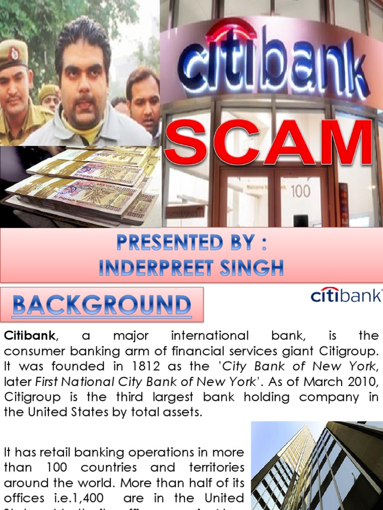 Citibank Gurgaon Scam Overview | PDF | Citigroup | Citibank