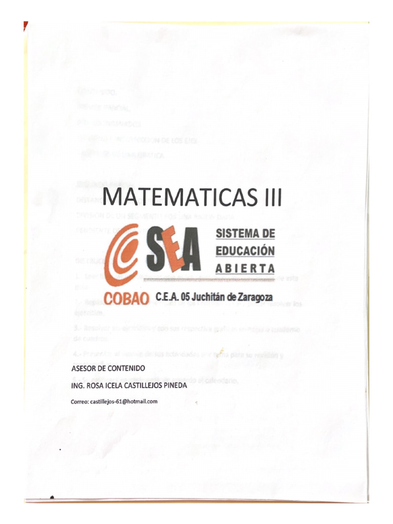 Matematicas III | PDF