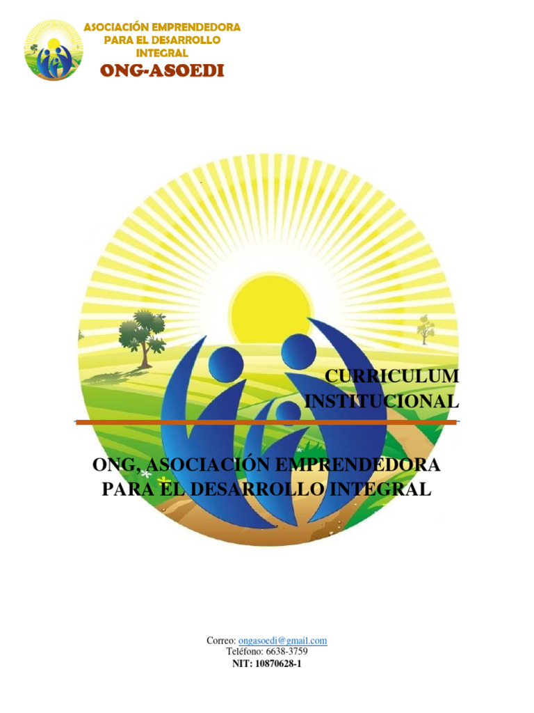 CURRICULUM ONG,ASOEDI (1) | Descargar gratis PDF | Guatemala | Organización no gubernamental
