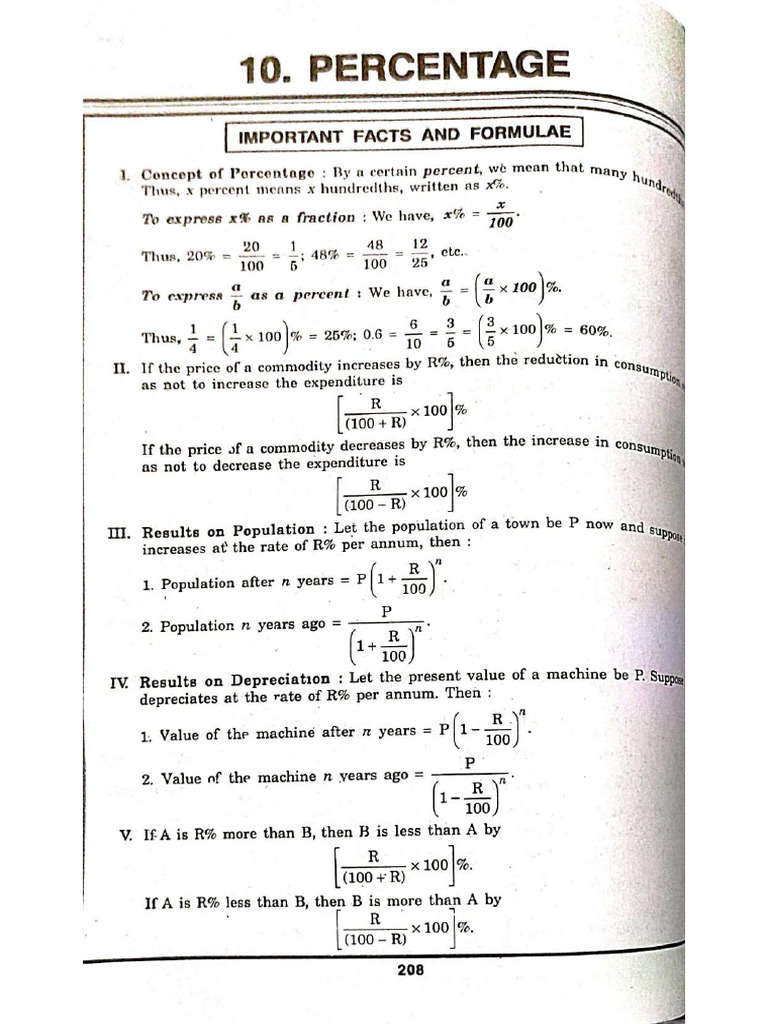 Aptitude Formula | PDF