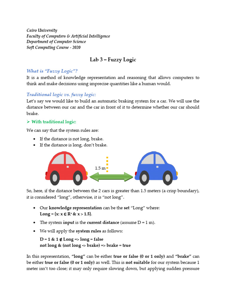 Lab 4 - Fuzzy Logic | PDF | Fuzzy Logic | Mathematical Logic Lab 4 - Fuzzy Logic | PDF | Fuzzy Logic | Mathematical Logic