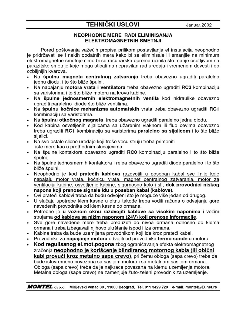 32-9311tehn Uslovi | PDF