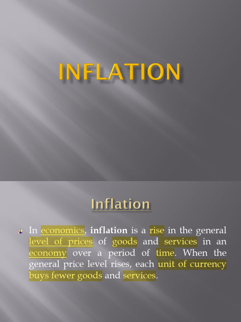 INFLATION | PDF | Inflation | Consumer Price Index