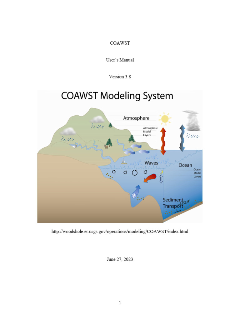 COAWST User Manual | PDF | Message Passing Interface | Estuary