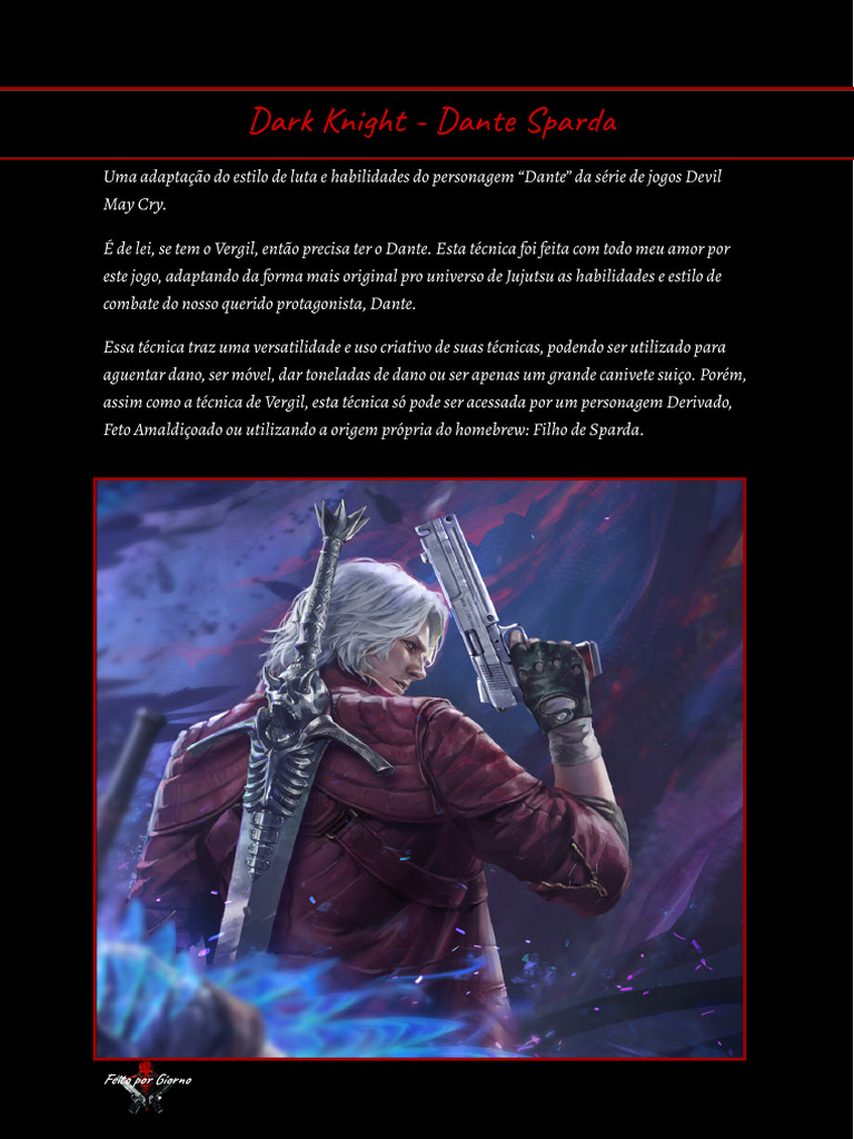 Dark Knight - Dante Sparda (2.0) | PDF