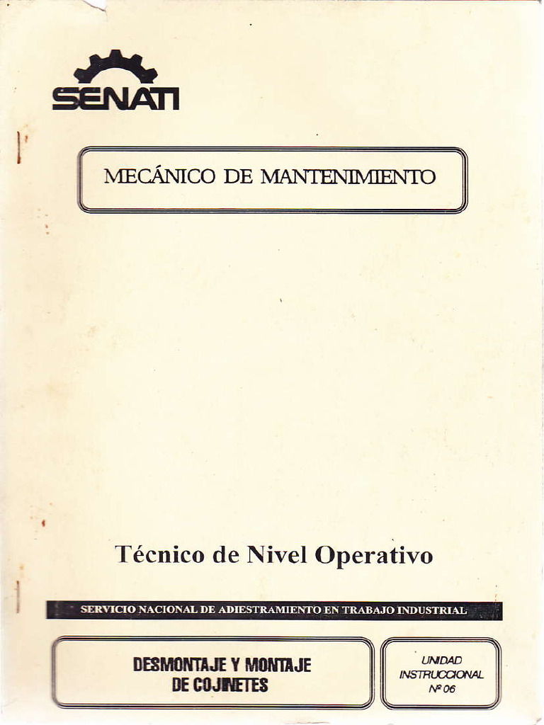 Desmontaje Y Montaje De Cojinetes Pdf