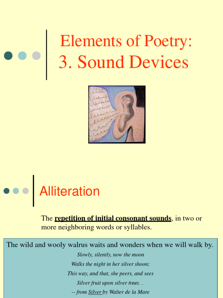 Elements of Poetry PART 2 | PDF | Poetry | Metre (Poetry)