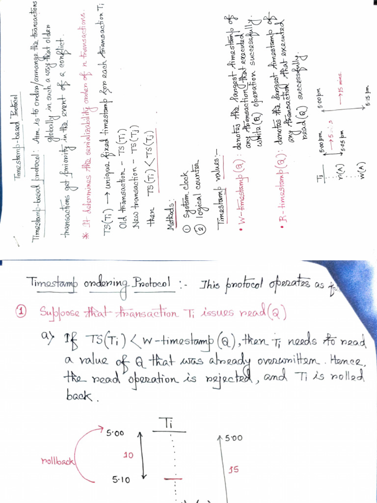 Timestamp Based Protocol | PDF