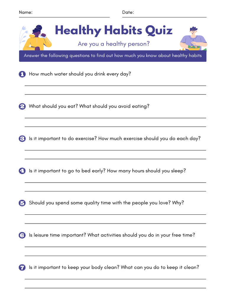 Quiz | PDF | Wellness | Lifestyle