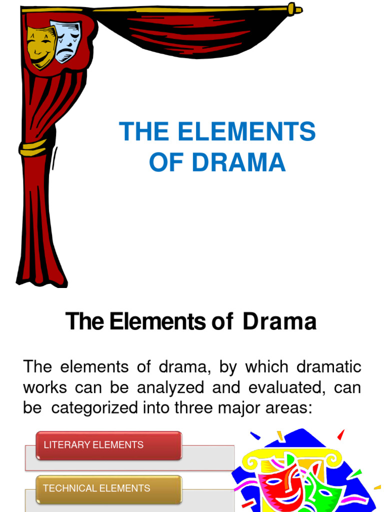 Elements of Drama | PDF | Play (Theatre) | Plot (Narrative)