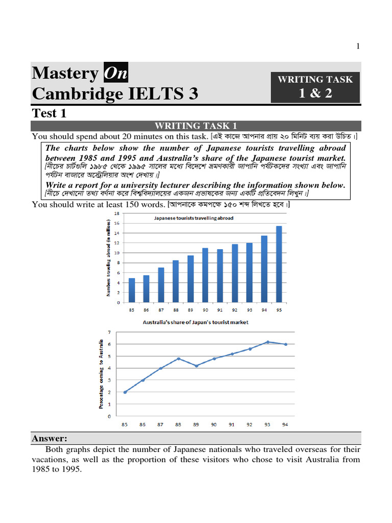 Cambridge IELTS Academic 03 Writing Task | Download Free PDF ...