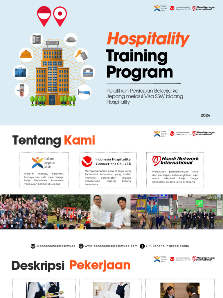 Penjelasan Program SSW Hospitality 2024 | PDF