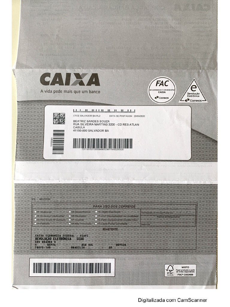 Comprovante Resid. Bia | PDF