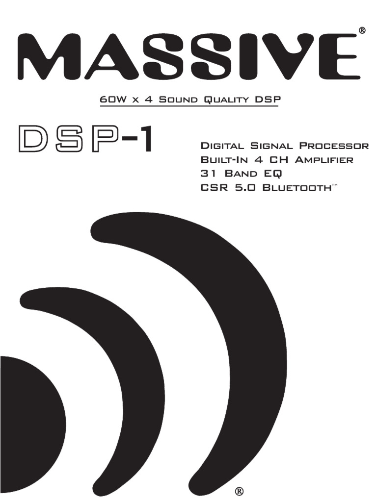 Dsp-1 User Guide 2021 v3 | PDF | Equalization (Audio) | Digital Signal Processing