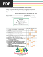 Anexo 3 - Autism Behavior Checklist (ABC) - Versão Brasileira | PDF ...