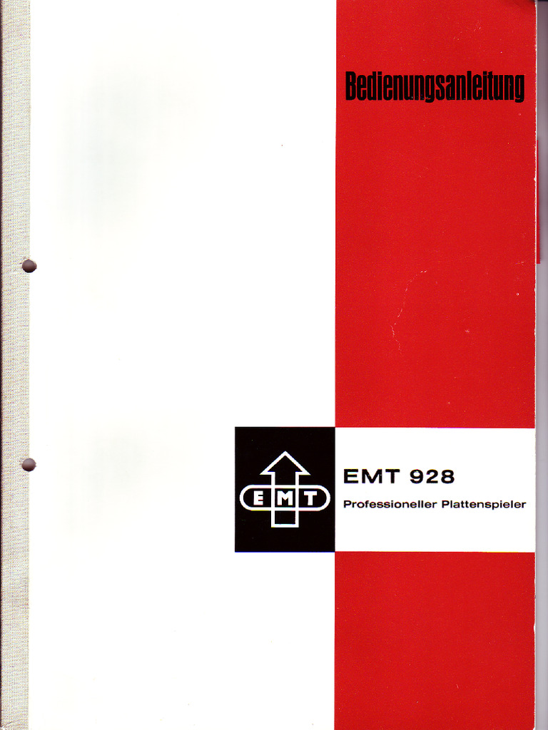 EMT 928 TT SM | PDF
