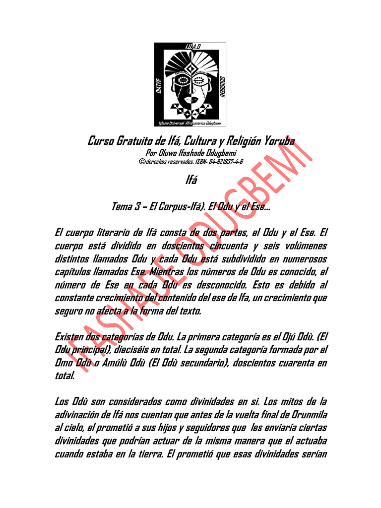 Tema-15-El-Corpus-Ifá.-El-Odu-y-el-Ese... | PDF | Religión étnica Tema-15-El-Corpus-Ifá.-El-Odu-y-el-Ese... | PDF | Religión étnica