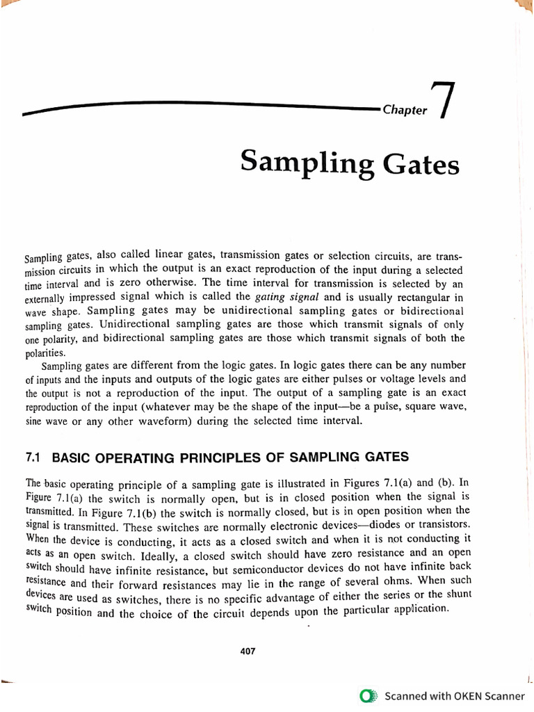 sampling gates | PDF