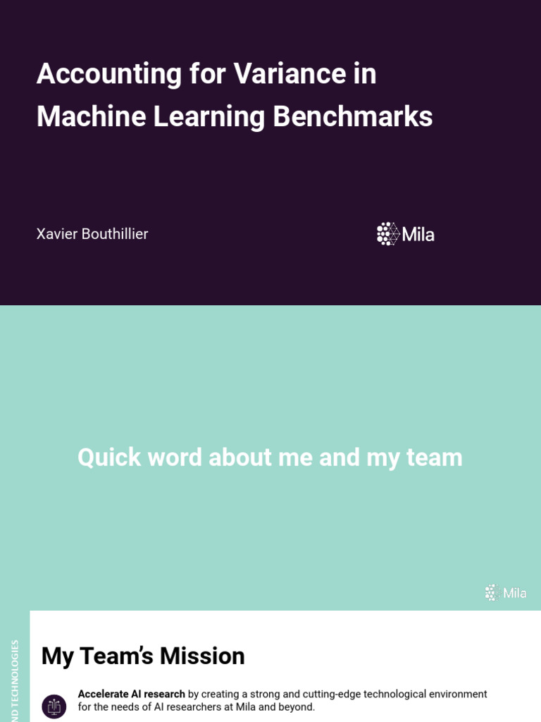 19 Accounting For Variance and HPO in Machine Learning Benchmarks | PDF | Type I And Type Ii ...