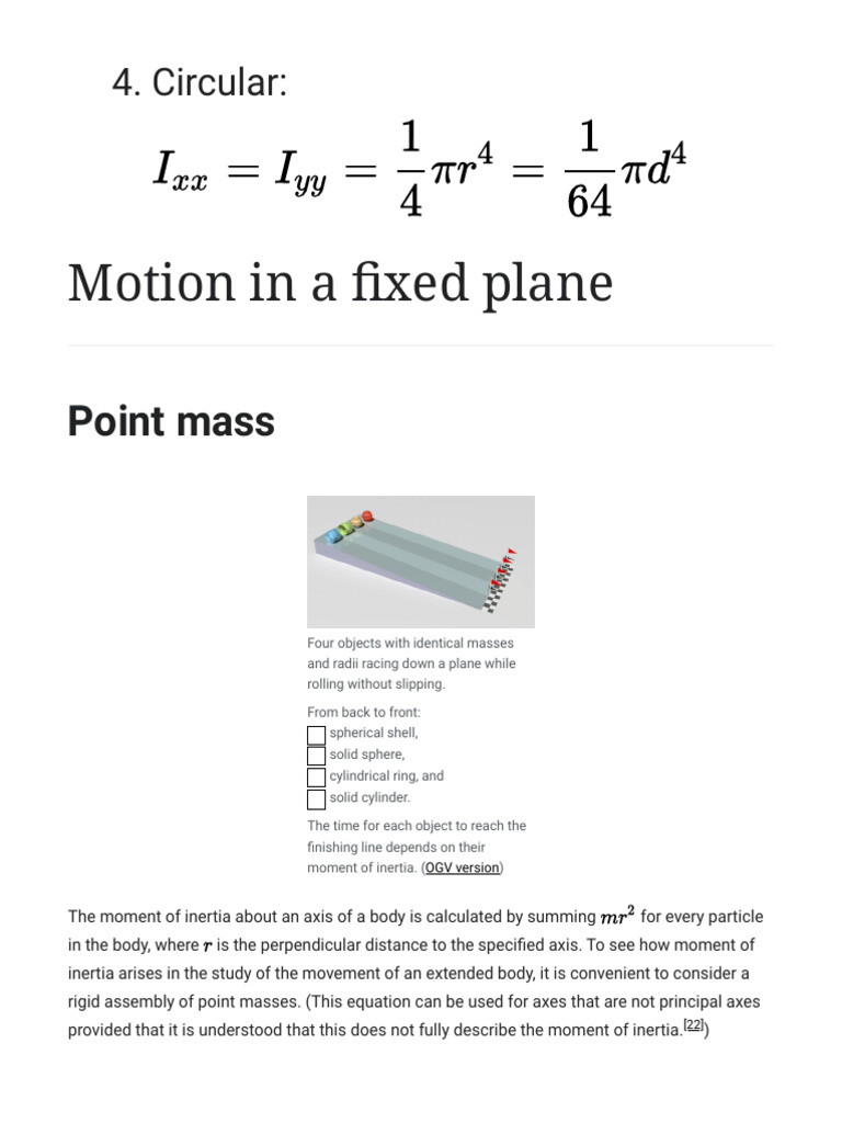 Physics of Rolling Objects | PDF