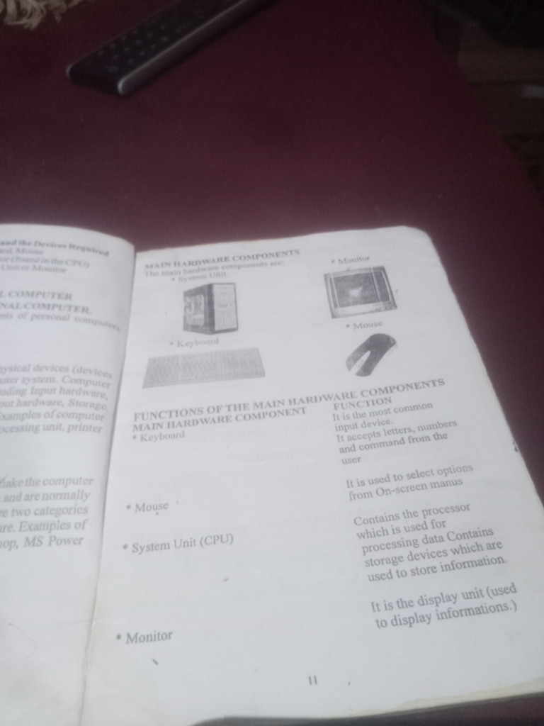 Main Hardware Components | PDF