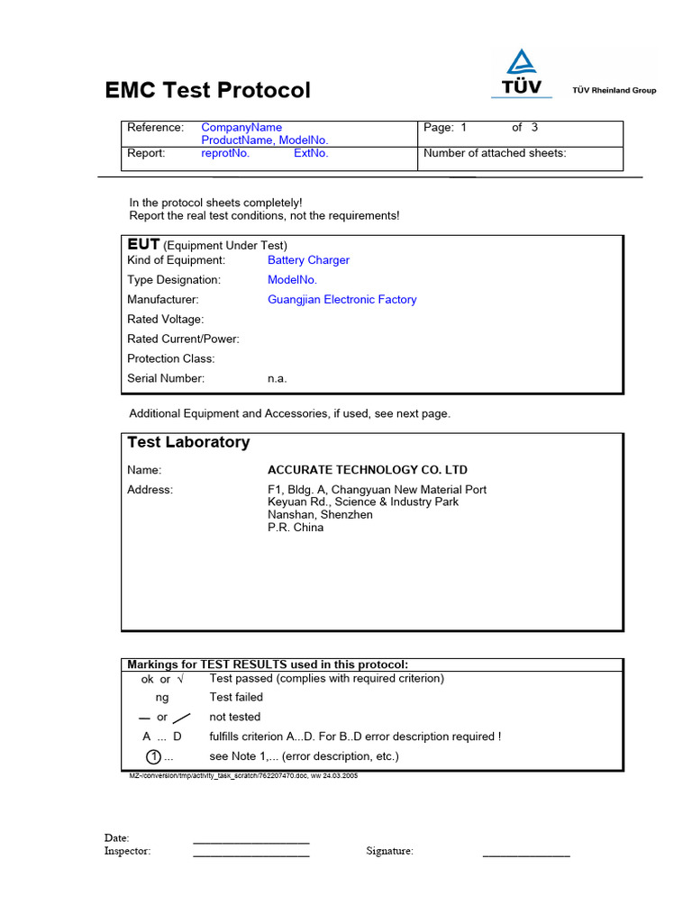 Testplan - EMF Format | PDF | Electromagnetic Compatibility ...
