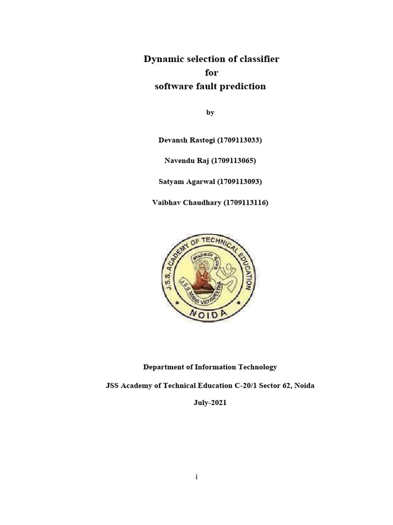 PROJECT_REPORT (1) | PDF | Support Vector Machine | Machine Learning