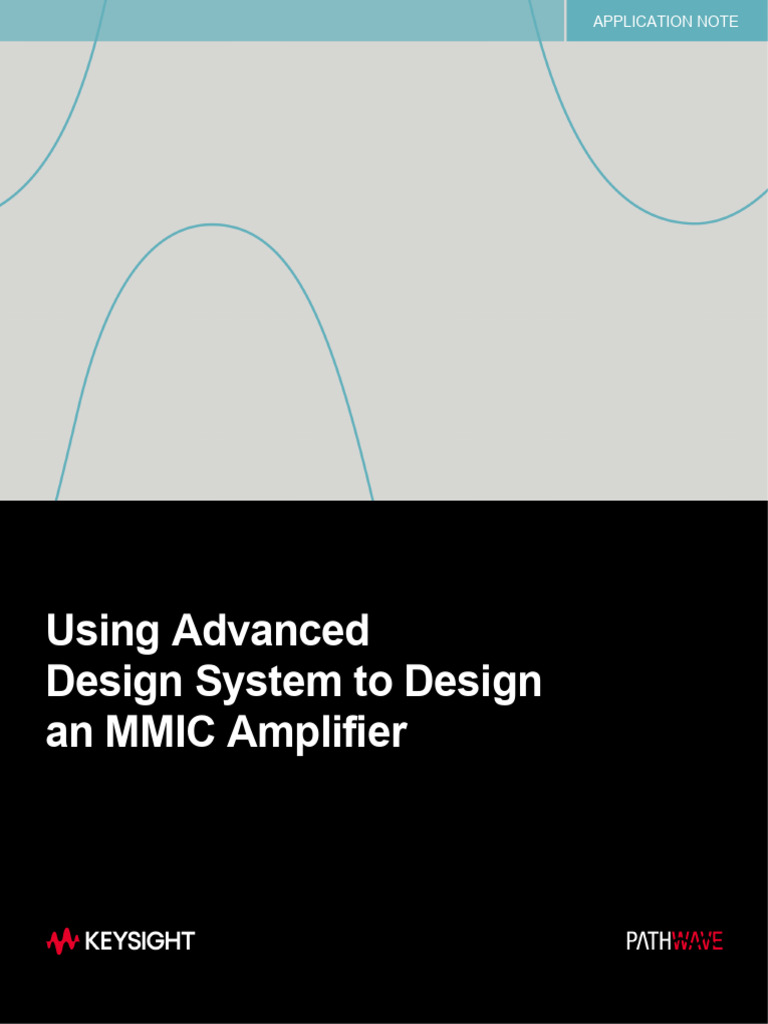 Designing An Advanced MMIC Amplifier | PDF | Amplifier | Electrical Network