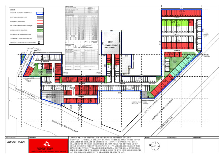 Affordable Residential Colony Layout Plan | PDF