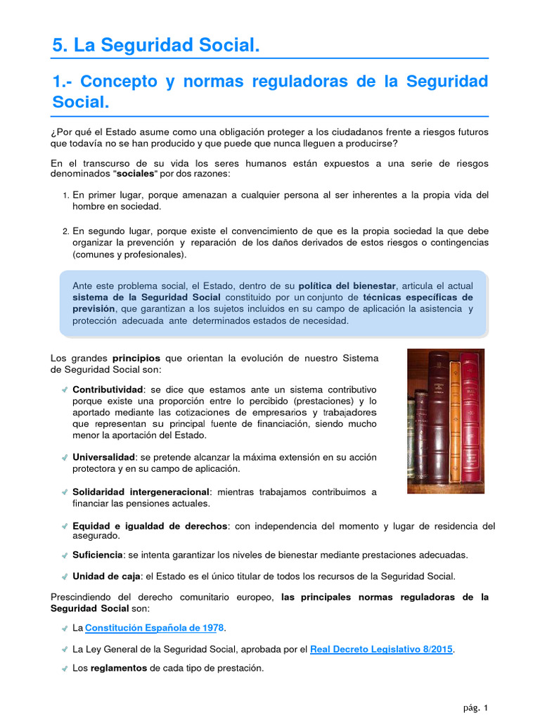 UD5 La Seguridad Social | PDF | Pensión | Valores