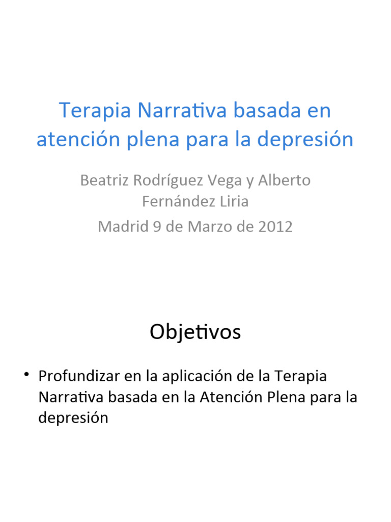 Narrativa Depresion | PDF | Las emociones | Depresión (estado de ánimo)