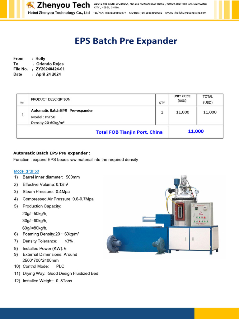 EPS Batch Pre Expander | PDF