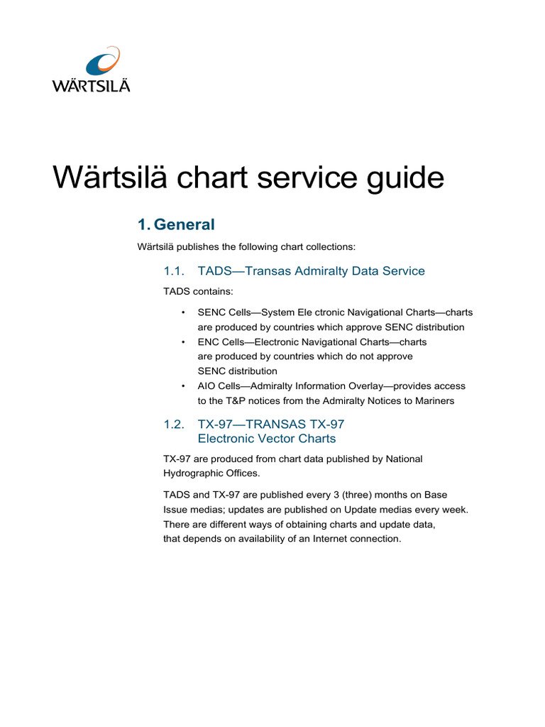 Wartsila Chart Service Guide 2021 | PDF | Online And Offline | Digital ...