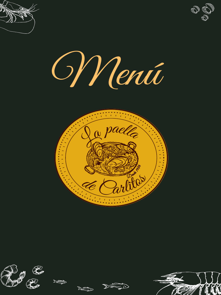 Menu LPDC | Descargar gratis PDF | Mariscos | Panes