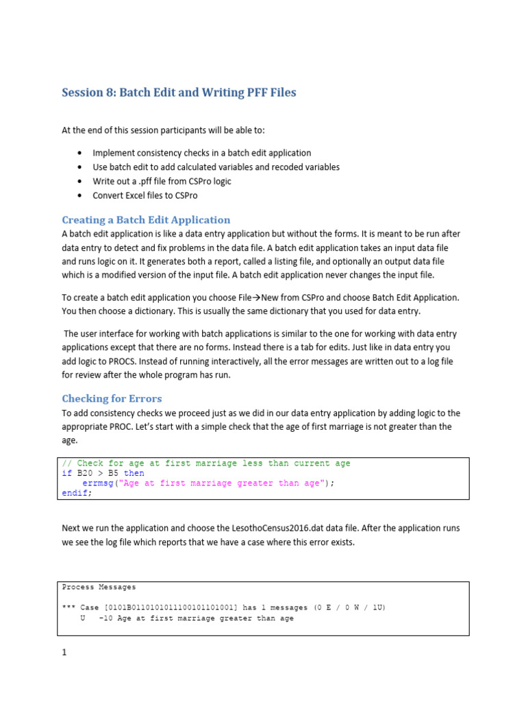 08 Batch Edit | PDF | Computer File | Microsoft Excel