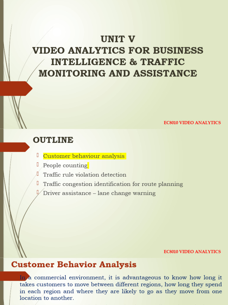 Ec8010 Unit V PPT Part 1 | PDF | Biometrics | Surveillance