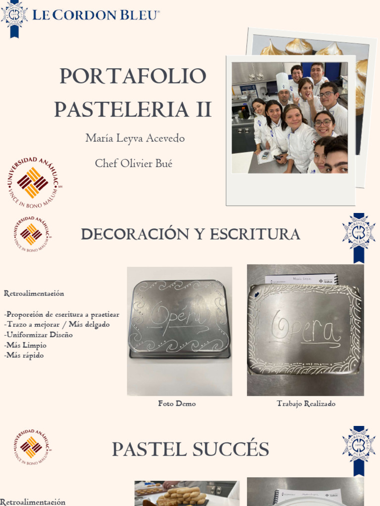 María Leyva, Pastelería II | PDF | Confitería | Cocina