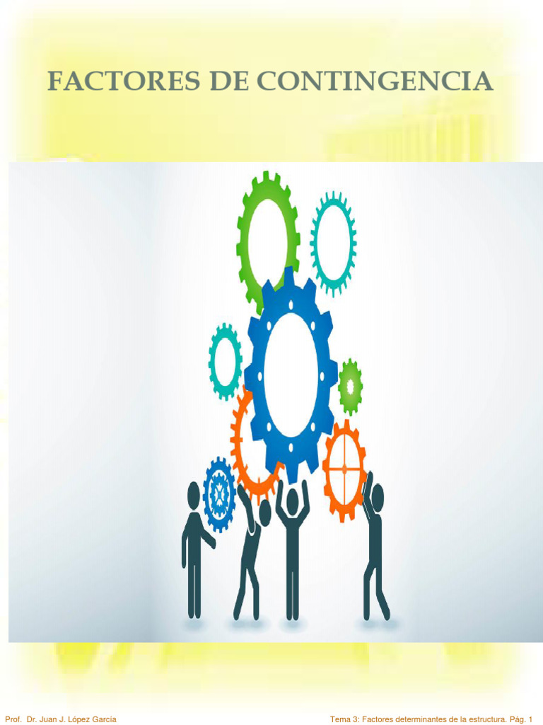 Factores de Contingencia | Descargar gratis PDF | Economias | Business