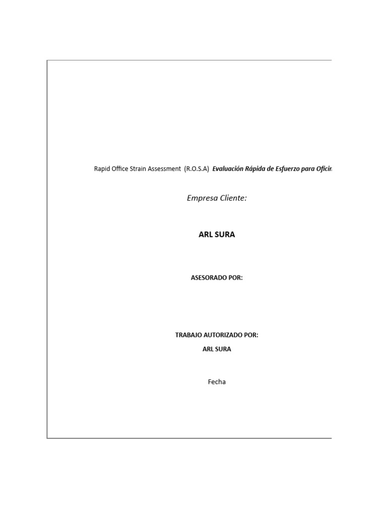 Actividad en Grupo-excel-metodo Rosa | PDF | Hombro | Escritorio