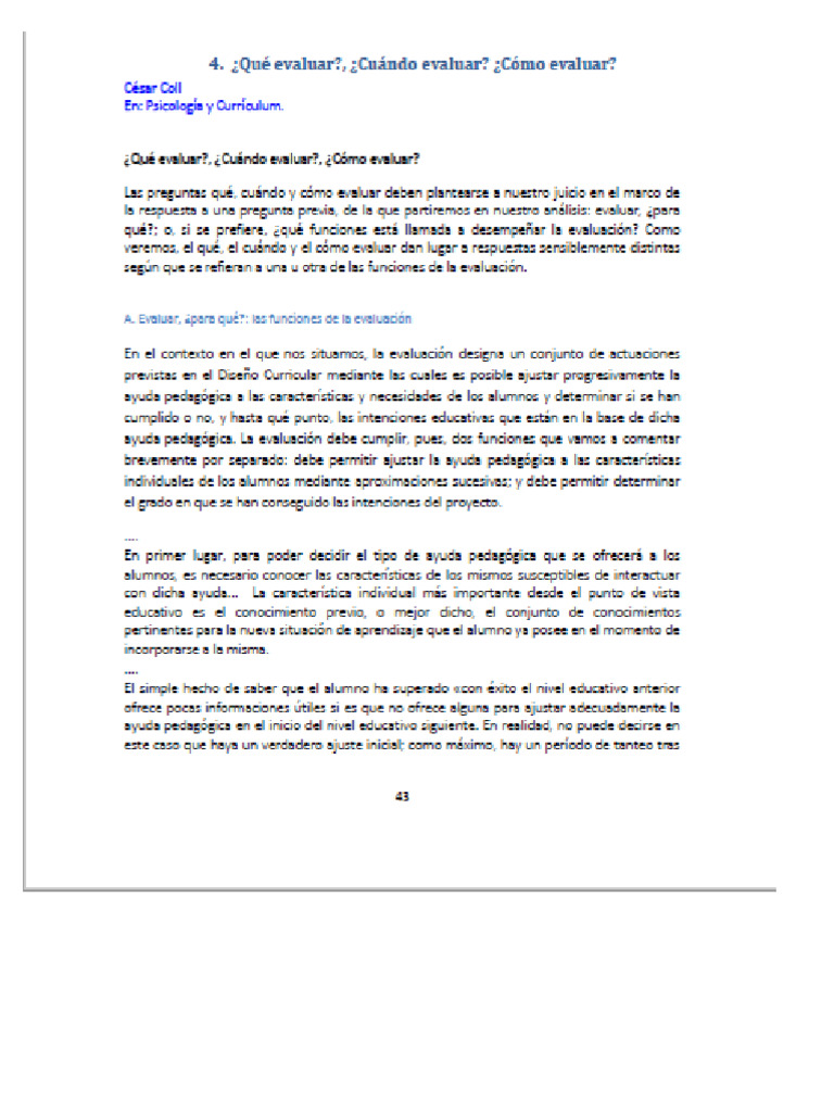 Lectura 2 Quey Cuando Evaluar | PDF