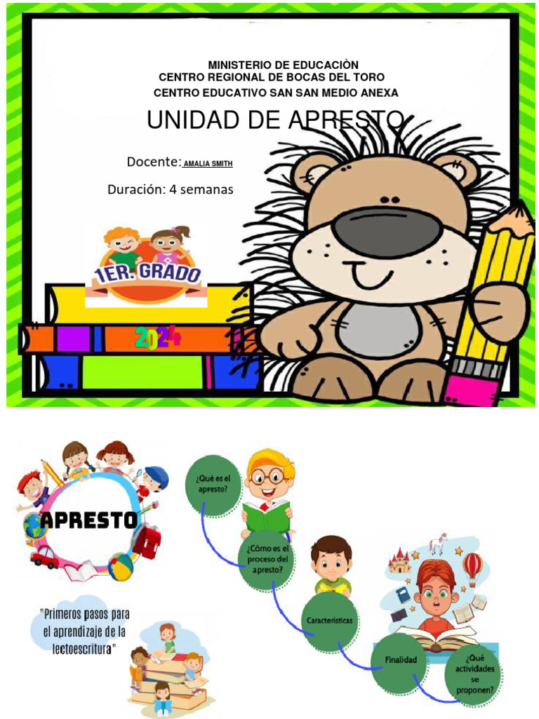 Apresto 2024 | Descargar gratis PDF | Aprendizaje | Evaluación