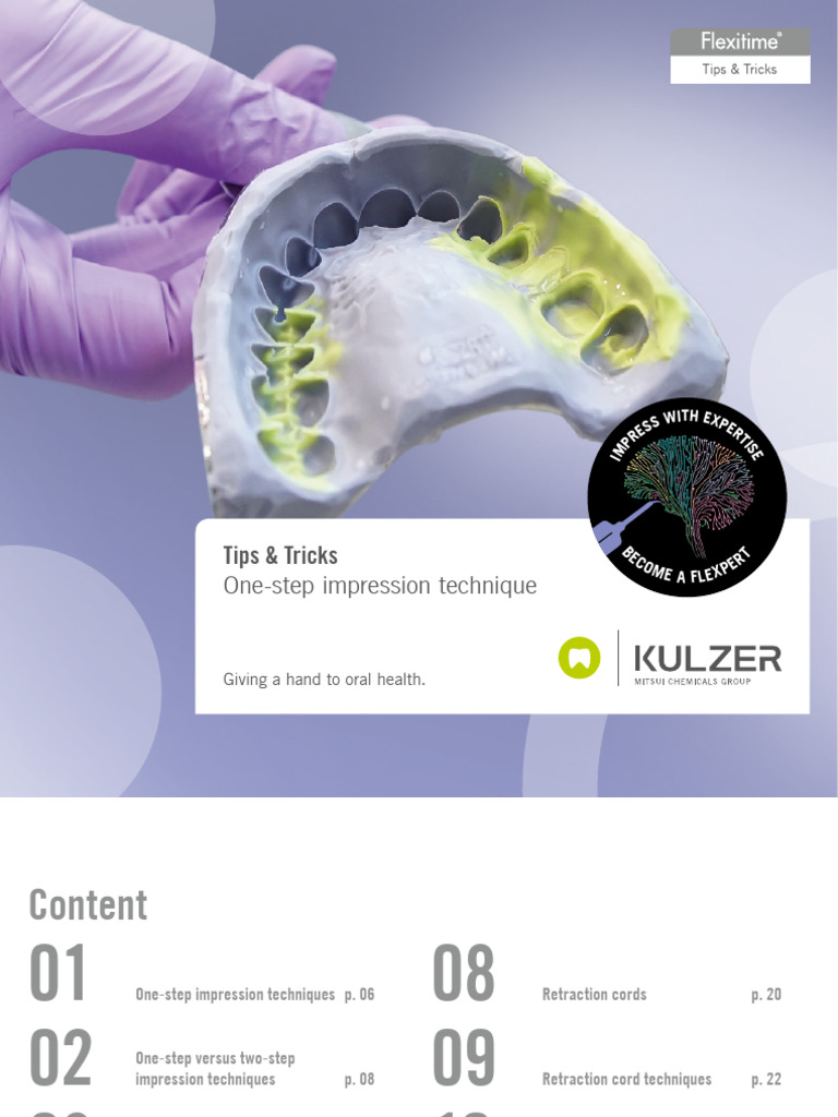 One-Step Impression Techniques Guide | PDF | Mouth | Tooth