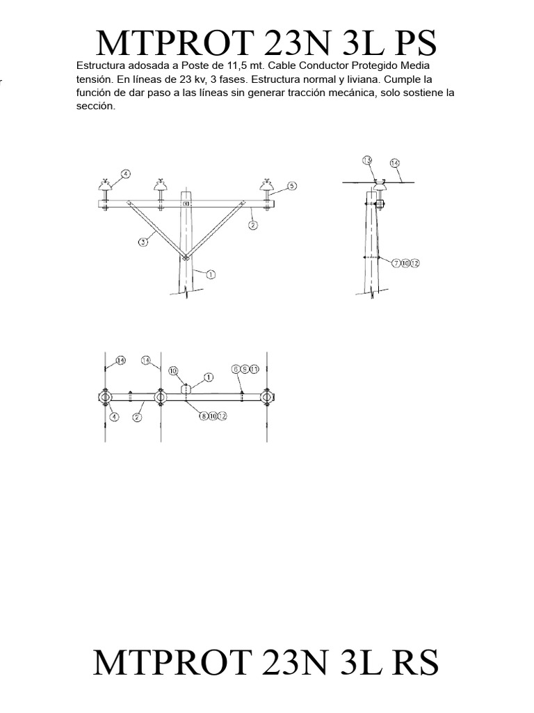 Eett Estructura MT BT | PDF | Ingenieria Eléctrica | Electricidad